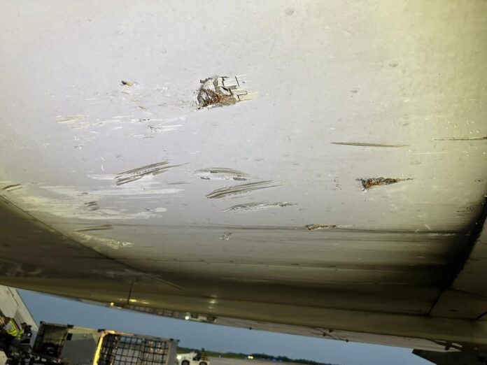 Air Europa Boeing 787-9 suffered damage to its fuselage on landing ...