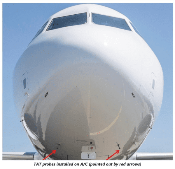 Total Air Temperature (TAT) probes - Aeropeep
