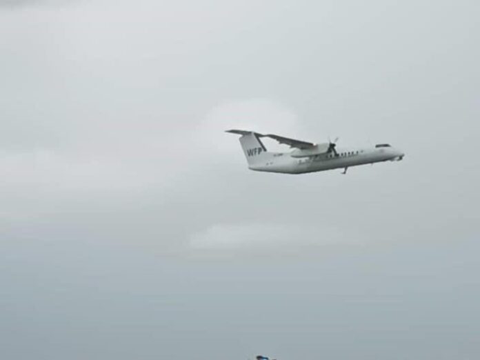 On August 9, Renegade Air Dash 8-300 (5Y-SMI) performed a landing at ...