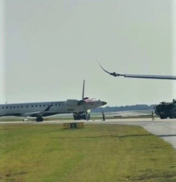 Two Delta Airlines aircraft were involved in a collision on the taxiway ...