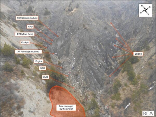 Why do some plane crash sites show apparently very little wreckage ...