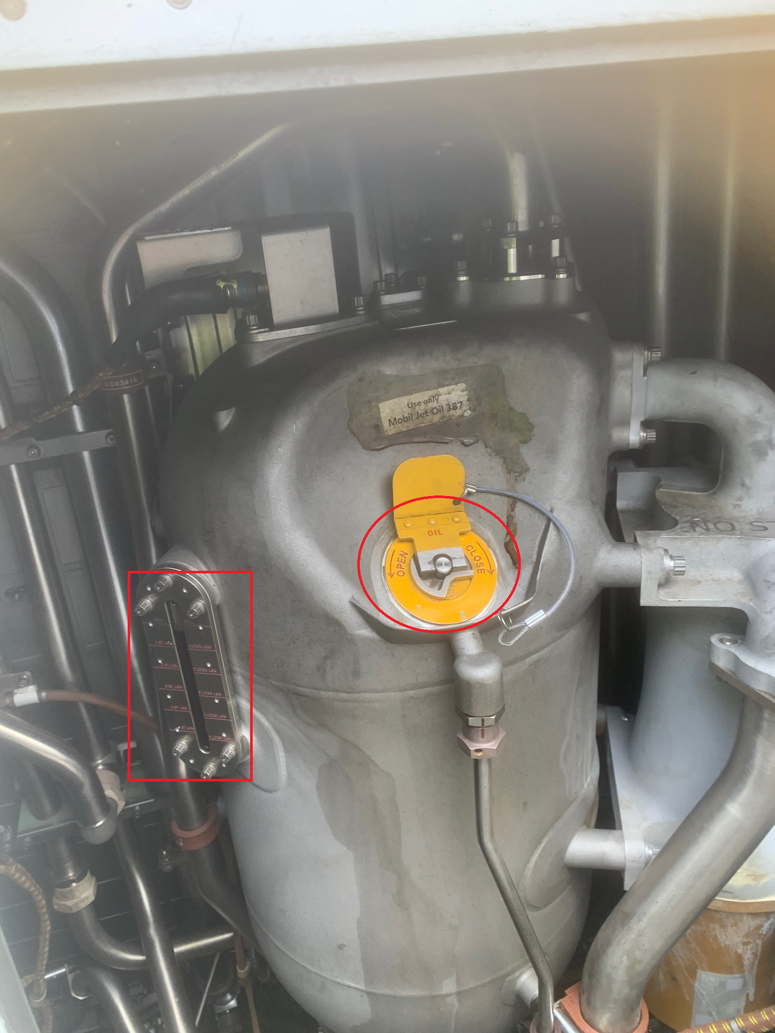 Aircraft Engine Oil Overfill Risks Effects