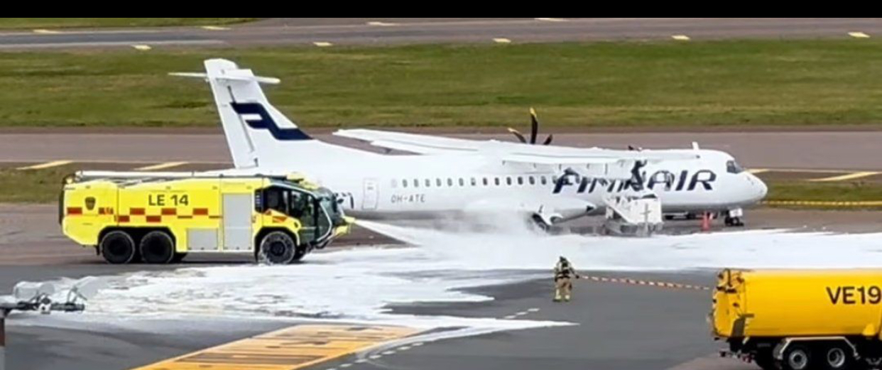Finnair ATR72-212A (OH-ATE) Propeller Damaged in Ground Incident at ...